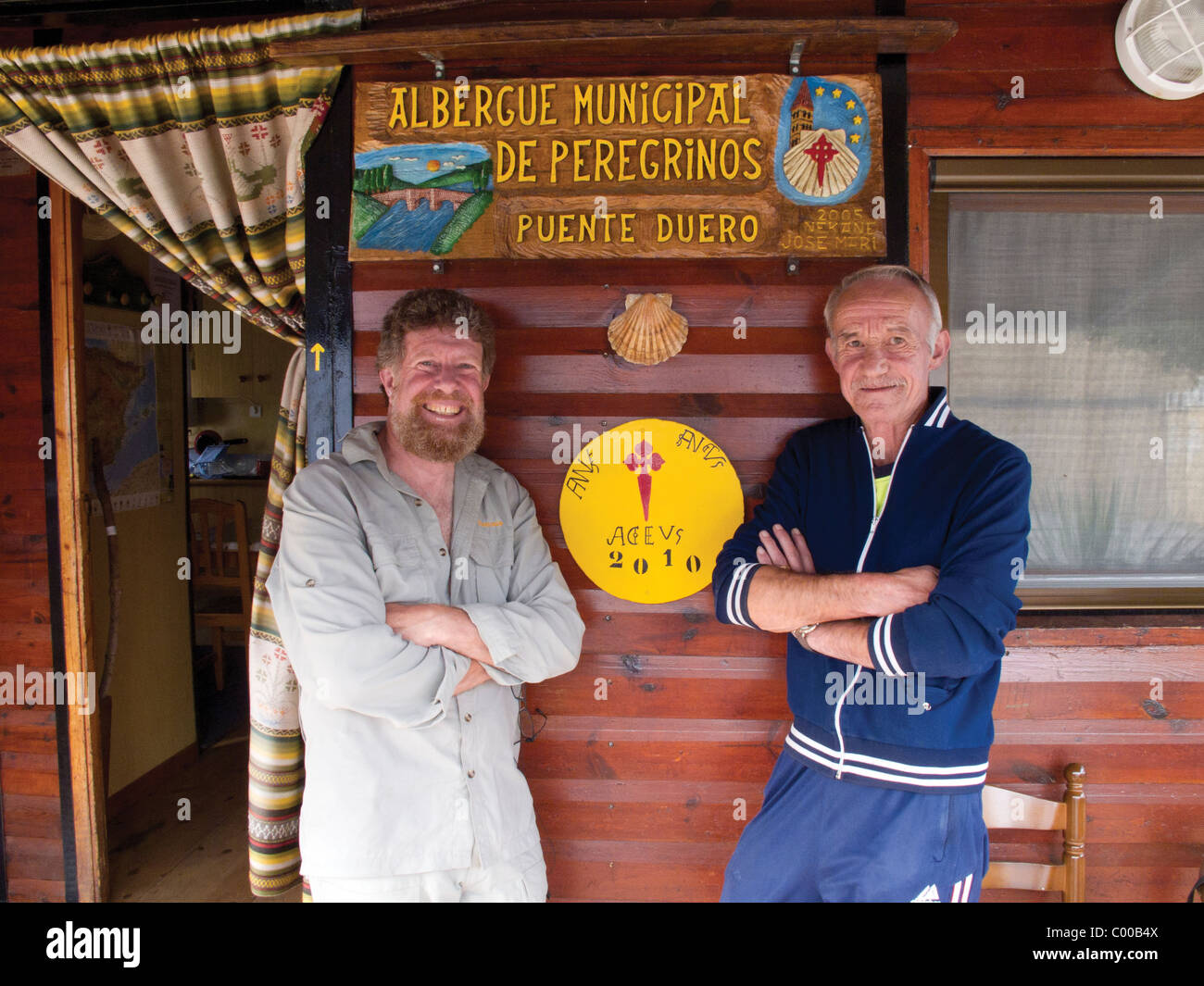 Albergue Puente Duero, Spain Stock Photo - Alamy