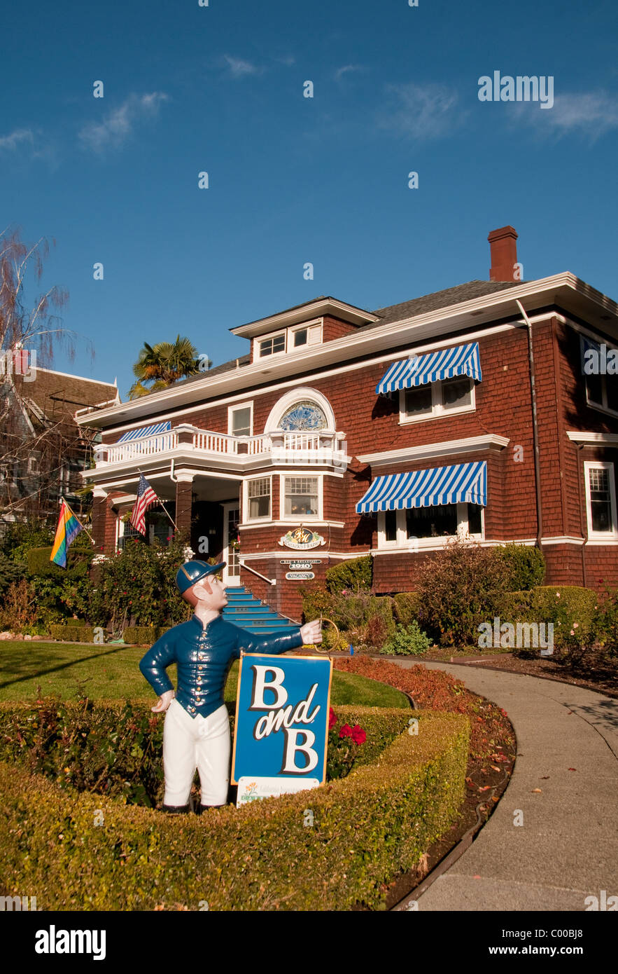 California: Napa City. Exterior of Beasley House. Photo copyright Lee ...