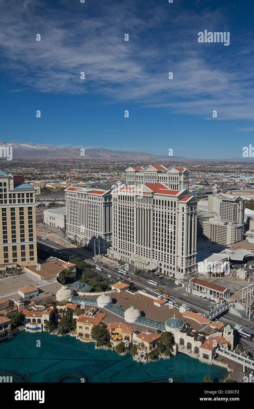 Aerial view caesars palace hotel hi-res stock photography and images ...