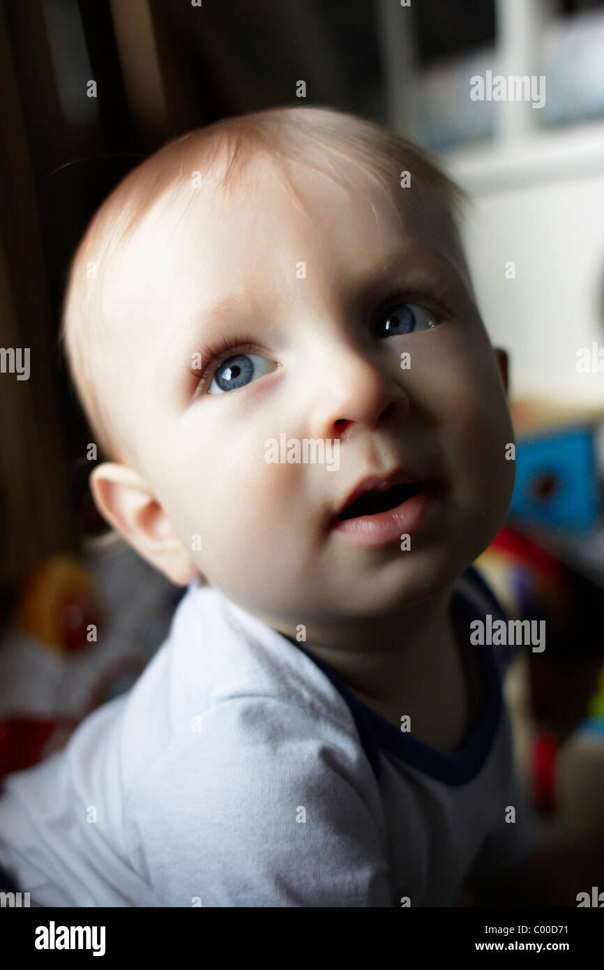 A one year old boy Stock Photo - Alamy