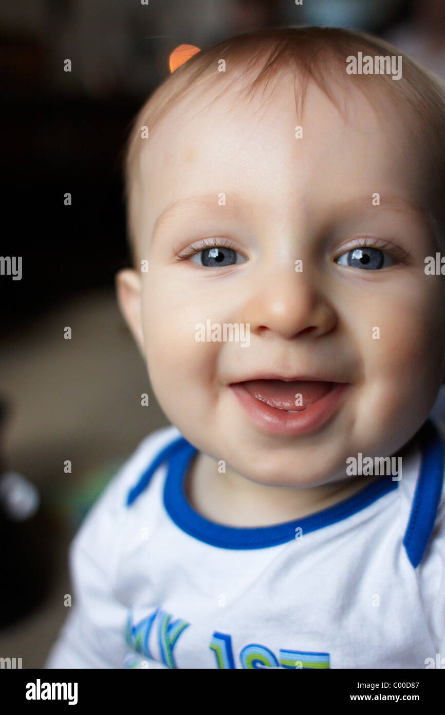 A one year old boy Stock Photo - Alamy