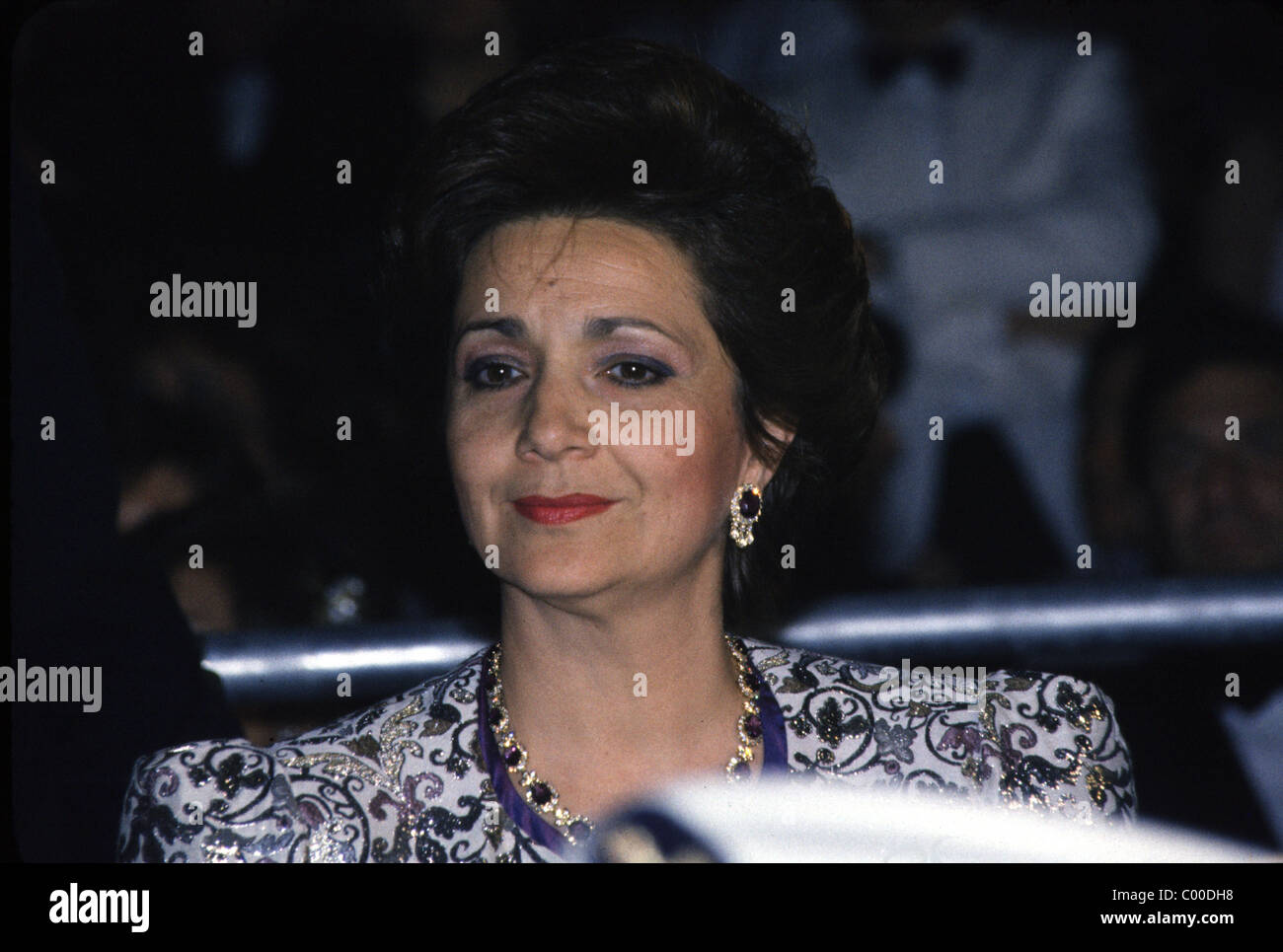 Luxor, Egypt - Egypt's first lady Suzanne Mubarak attending a concert ...