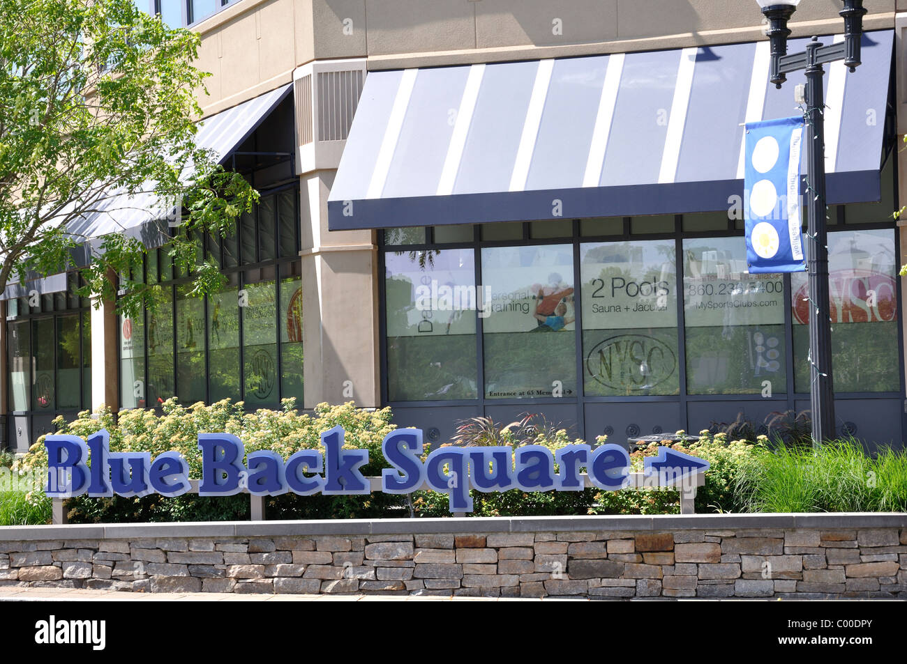 Blue Back Square, West Hartford, Connecticut, New England, USA Stock ...