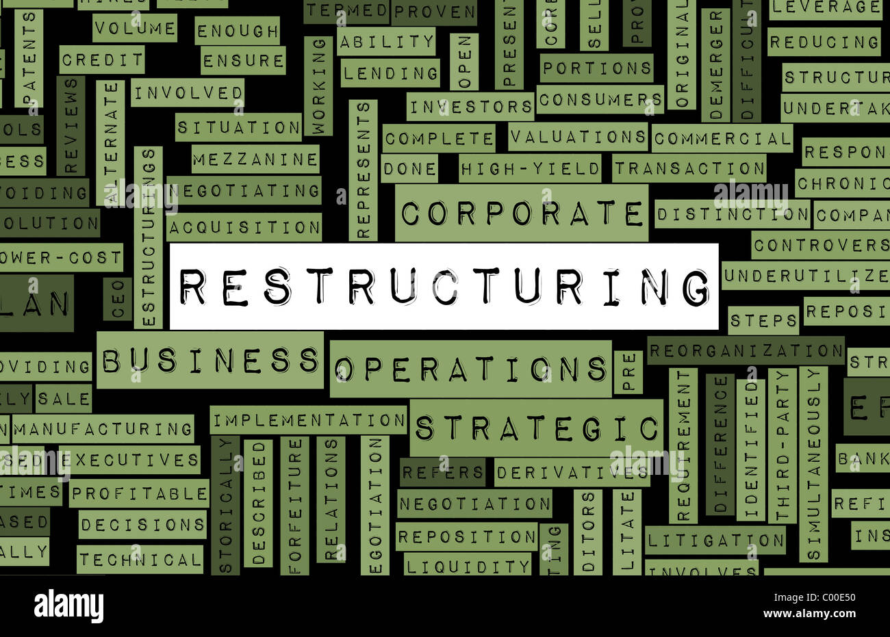 Restructuring and Downsizing in a Company Concept Stock Photo - Alamy