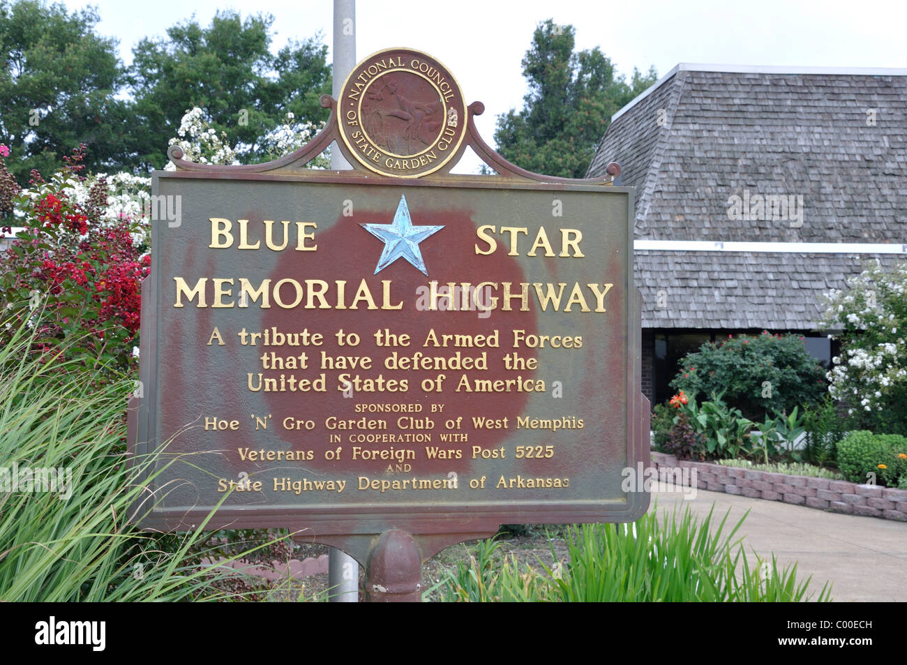 Blue Star Memorial Highway, Arkansas, USA Stock Photo - Alamy