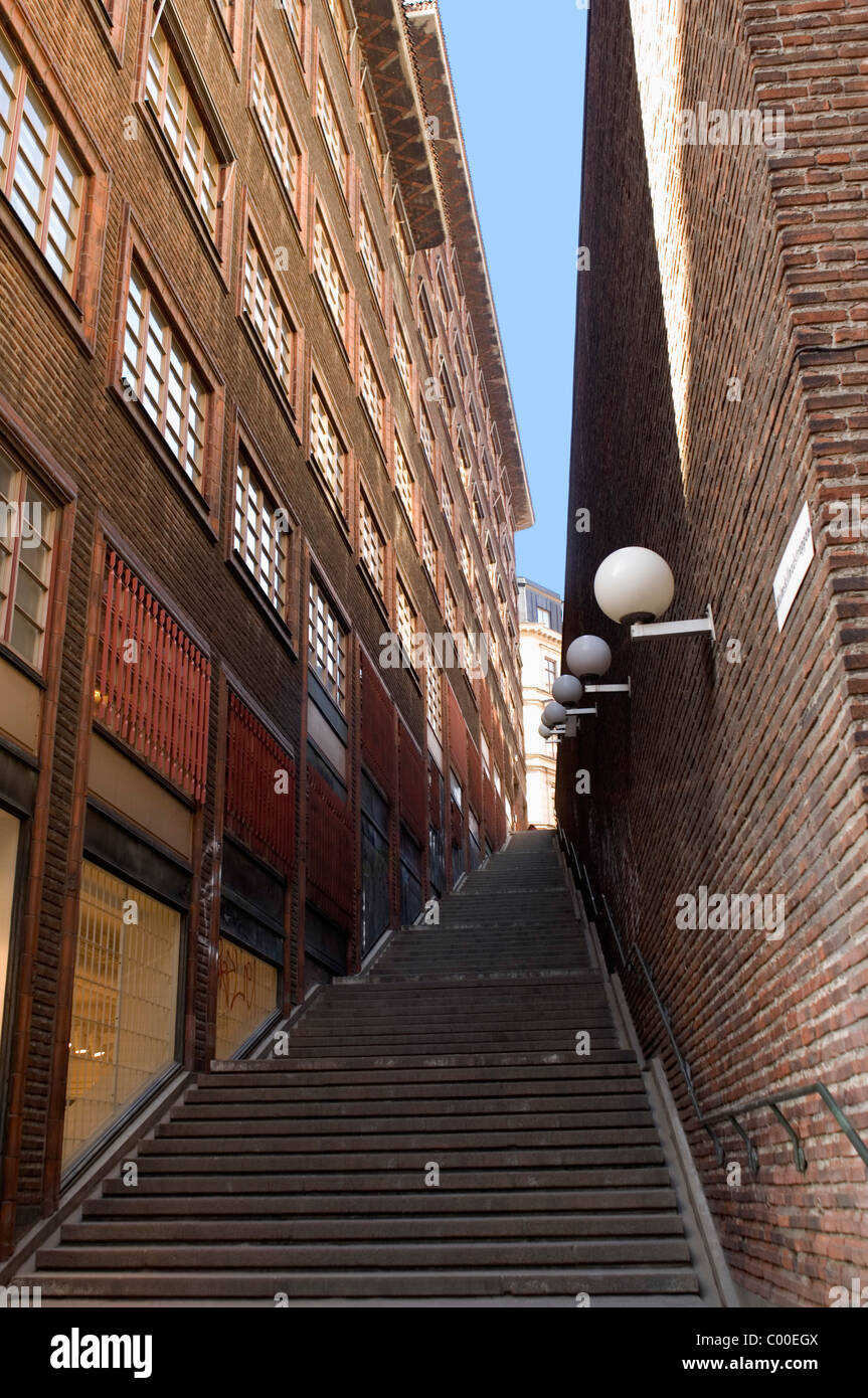 Low angle narrow steps hi-res stock photography and images - Alamy