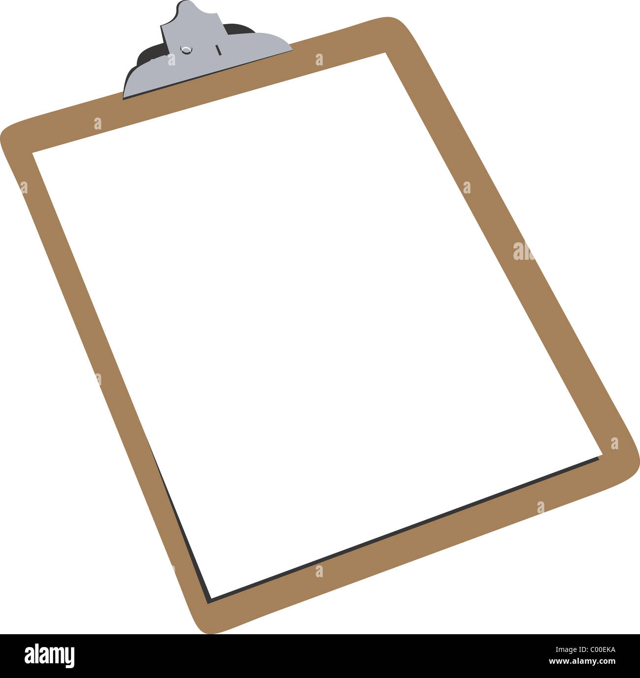 Clip board illustration Cut Out Stock Images & Pictures - Alamy