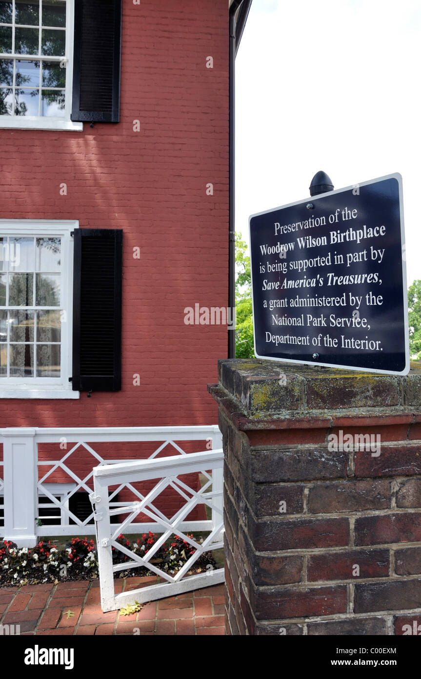 The Woodrow Wilson Presidential Library and Museum, Staunton, Virginia ...
