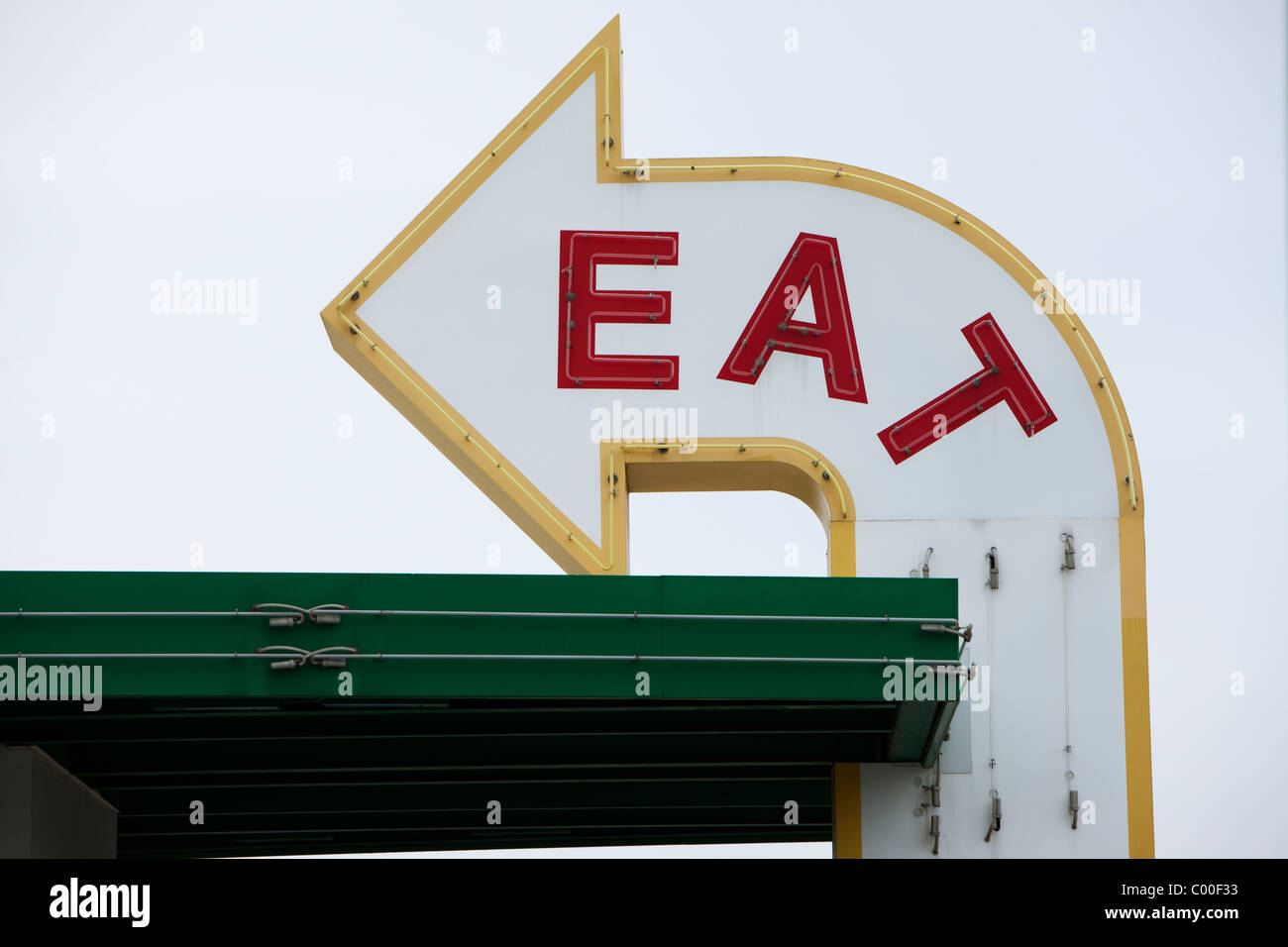 Red arrow diner hi-res stock photography and images - Alamy