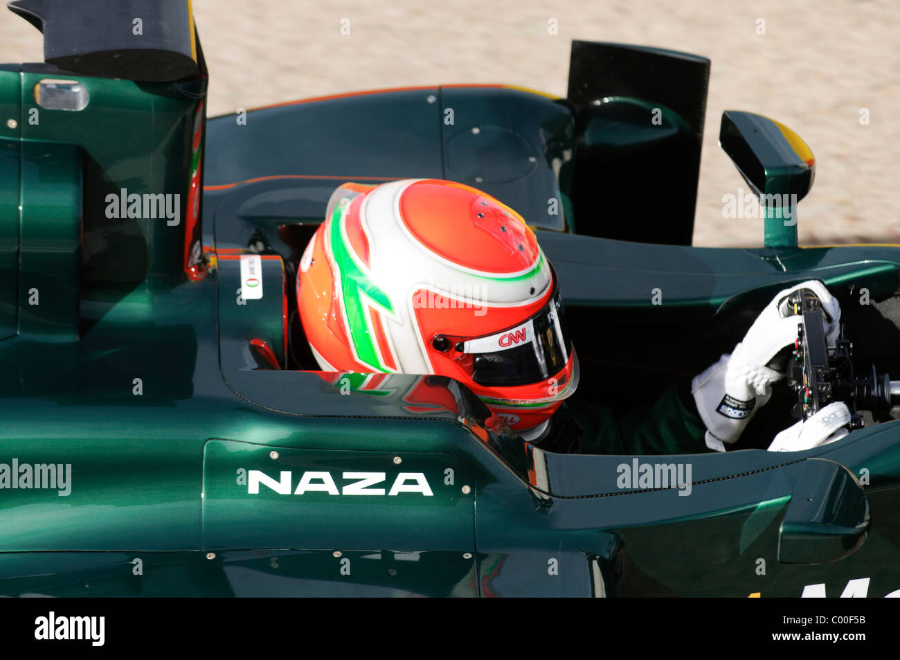 Jarno Trulli (ITA) in the Lotus T128 Formula One race car Stock Photo ...