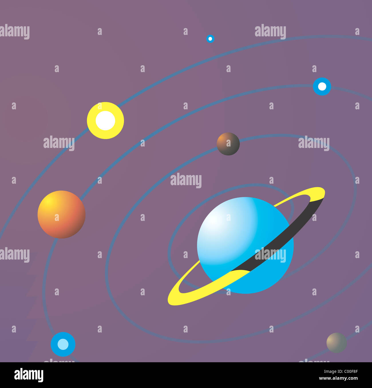 Planets in solar system hi-res stock photography and images - Alamy