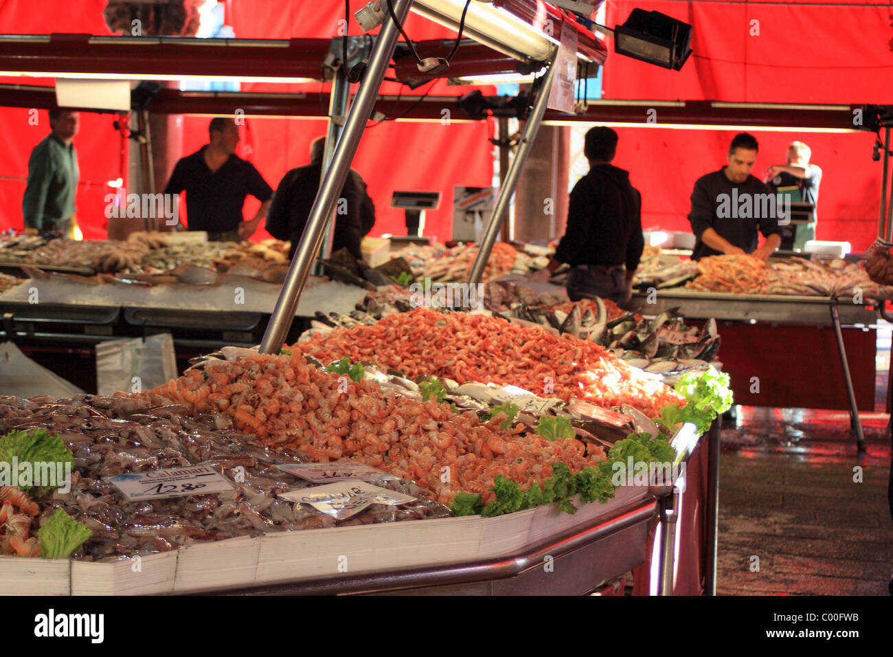 Venice italy fish market hi-res stock photography and images - Alamy