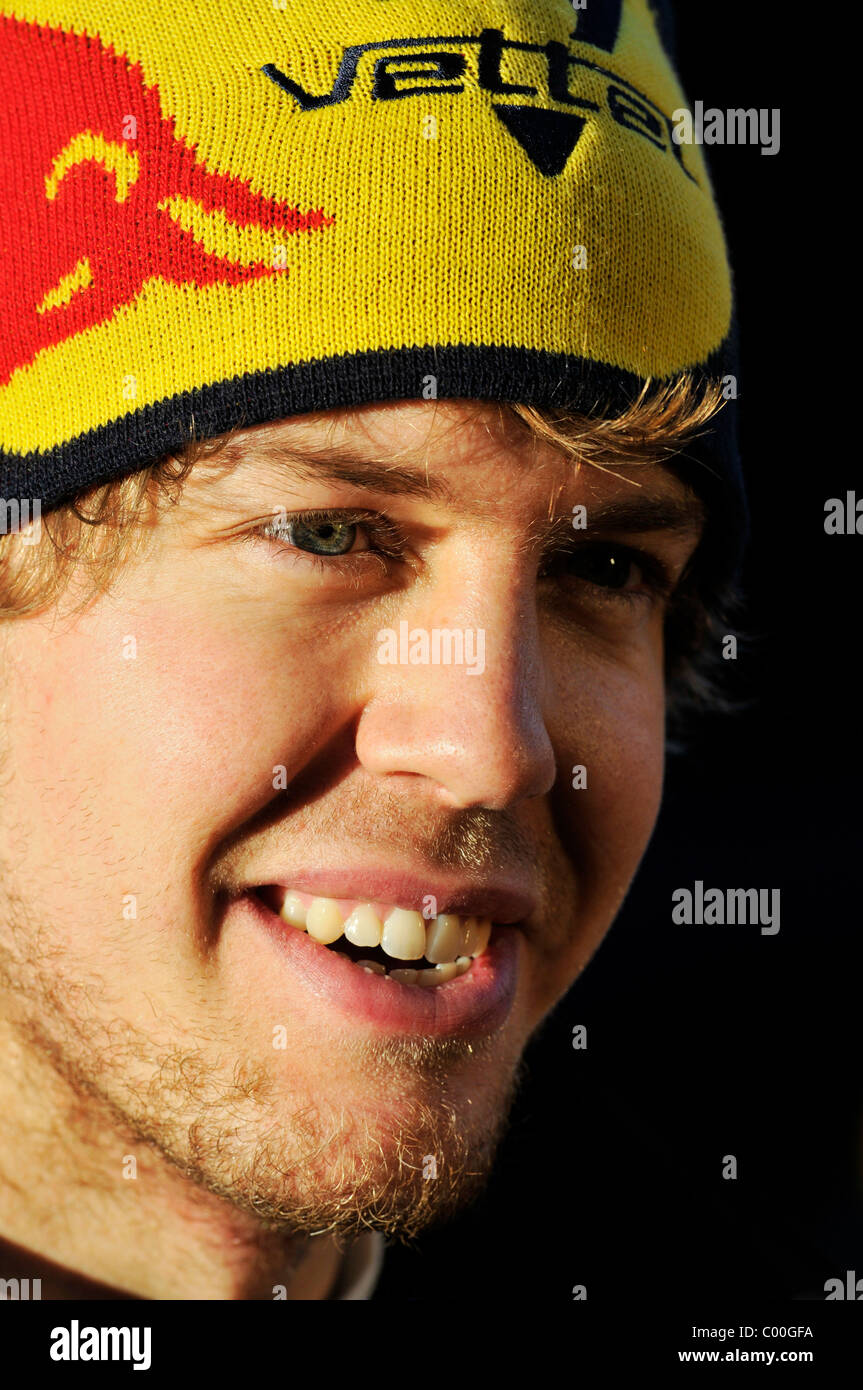 Portrait of german Formula One driver Sebastian Vettel, Red Bull Racing ...