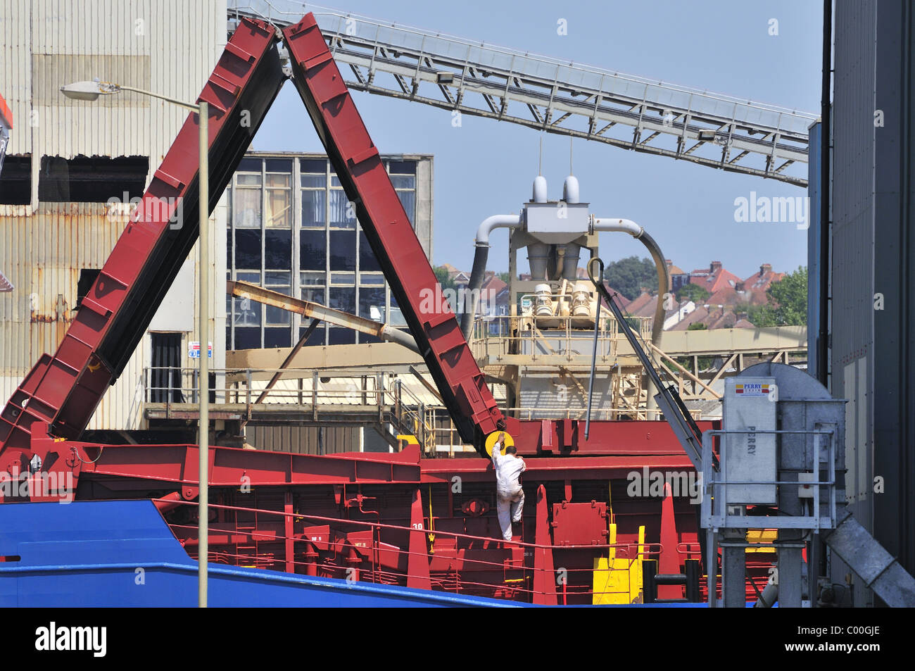 Work port side Activity Transport Stock Photo - Alamy