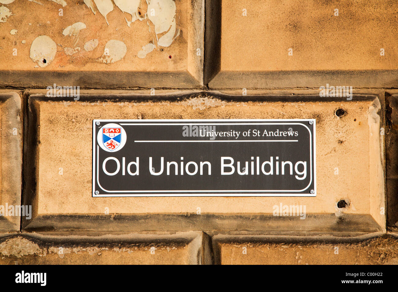Old Union Building University of St Andrews Fife Scotland Stock Photo ...