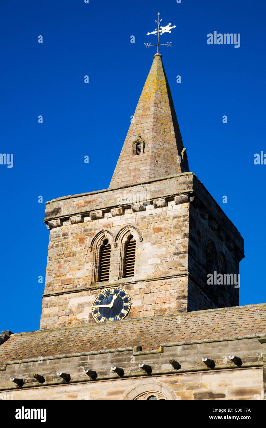 Tower and spire of holy trinity parish church hi-res stock photography ...