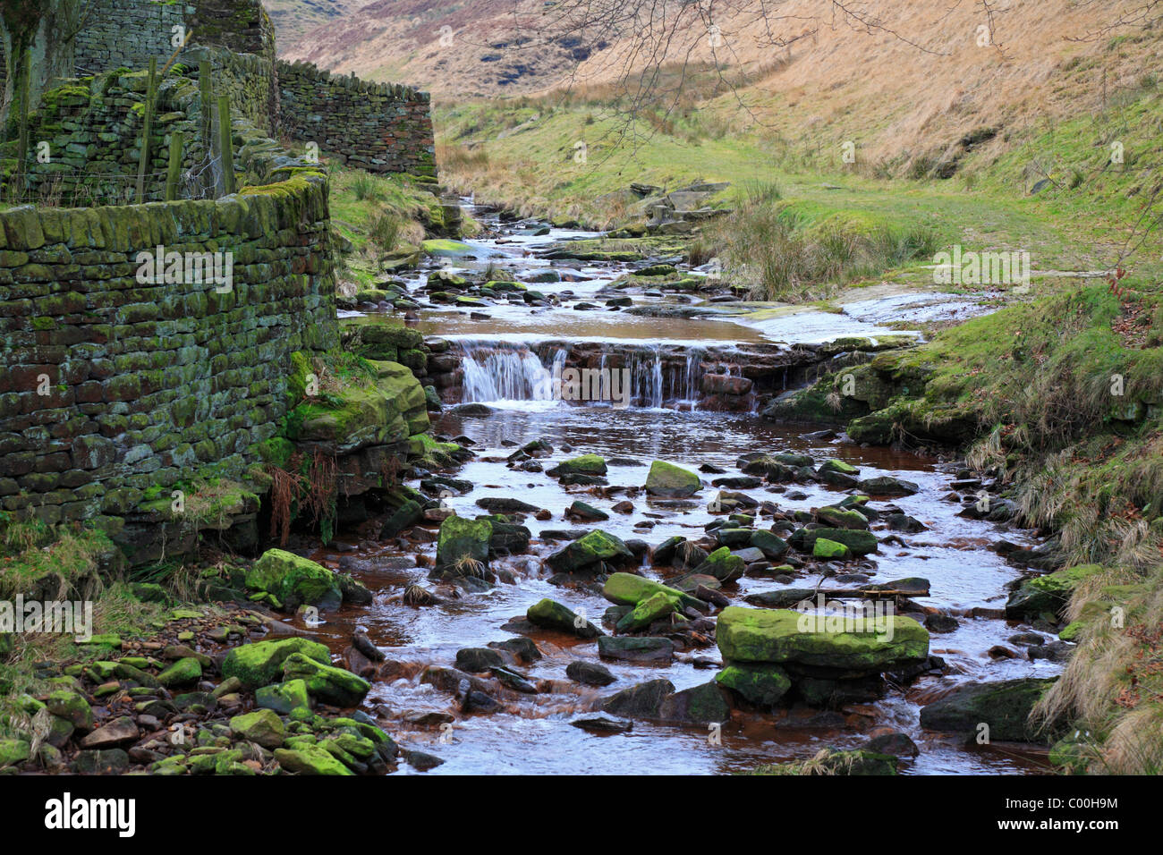 Ford at Redbrook Clough, Marsden, West Yorkshire, England, UK Stock ...