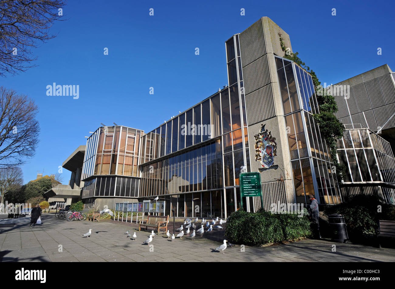A general view of Hove Town Hall Stock Photo - Alamy