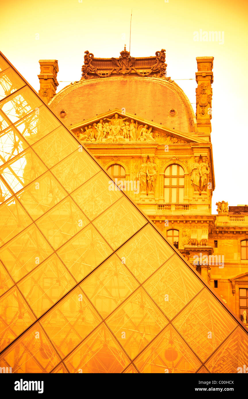 France glass pyramid art museum museums abstract special hi-res stock ...