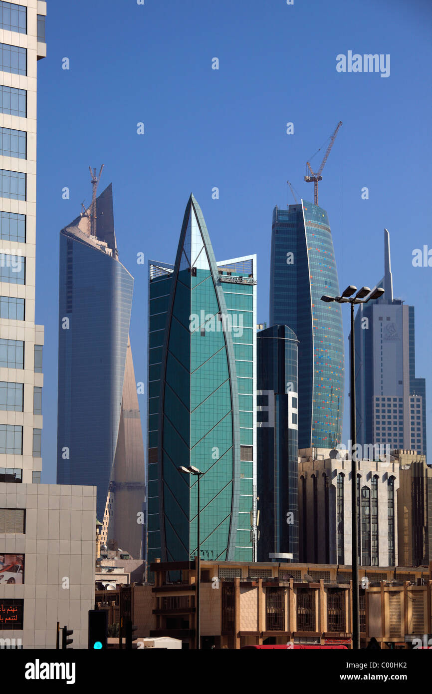 Kuwait, Kuwait City, skyscrapers, skyline Stock Photo - Alamy