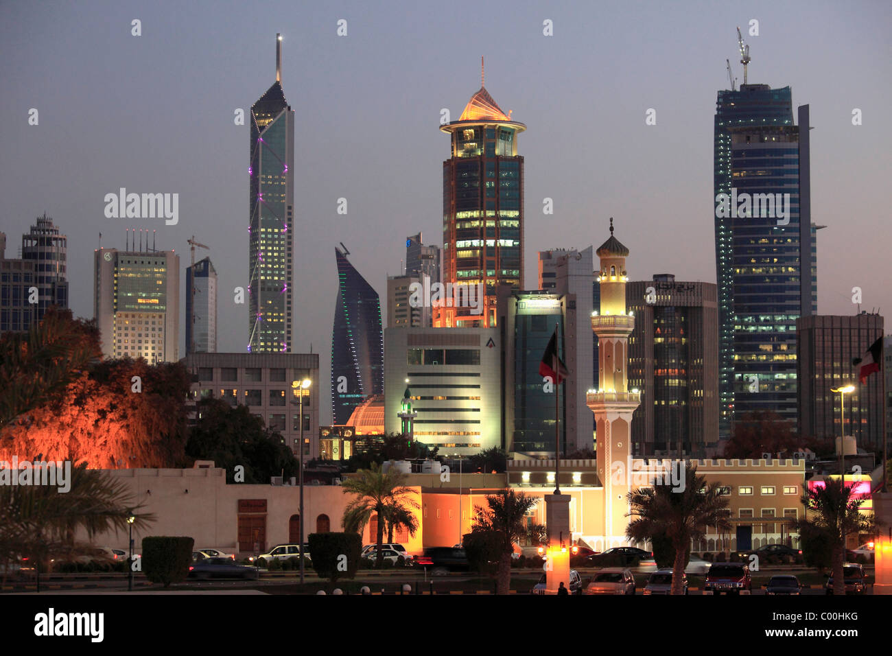 Kuwait, Kuwait City, skyline, skyscrapers Stock Photo - Alamy