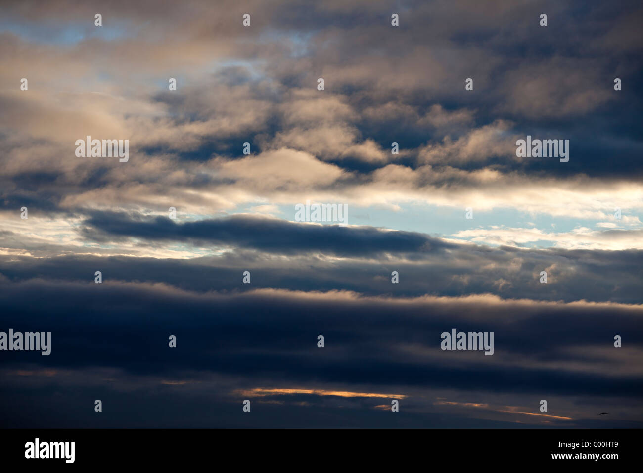 Dark dramatic moody stormy sunset sky hi-res stock photography and ...