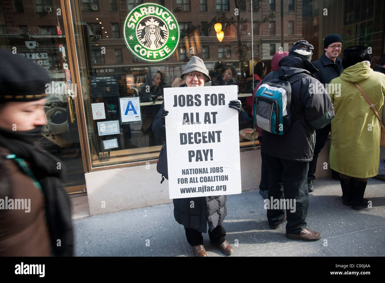 Protest for the creation of jobs by the government and the extension of ...