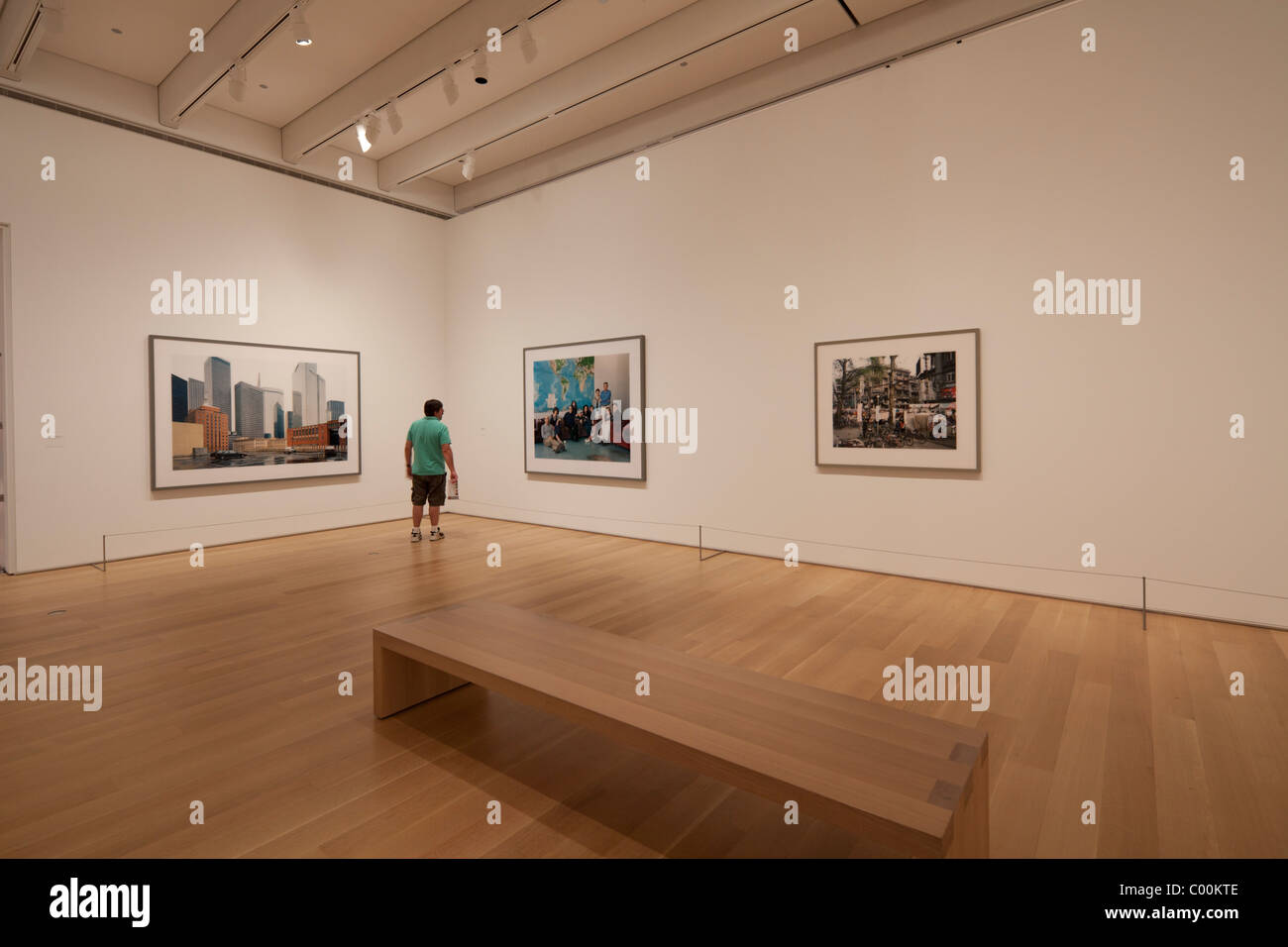 visitors at viewer the galleries of the Art Institute of Chicago ...