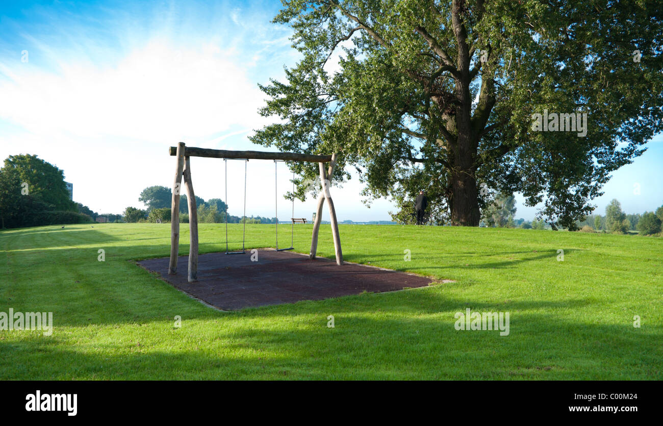 Tree swing fun hi-res stock photography and images - Alamy