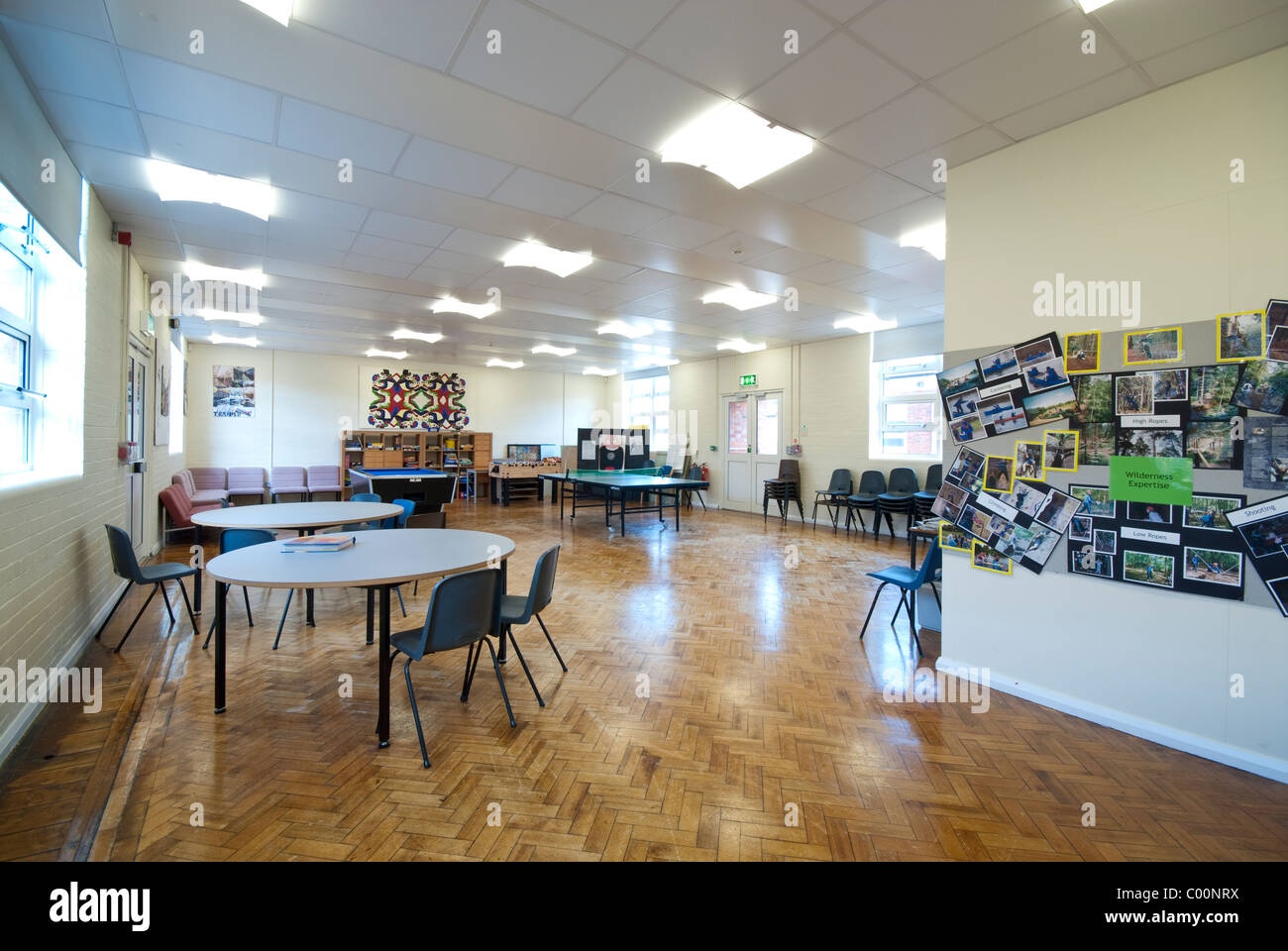 Interior common room inside indoors school college hi-res stock ...