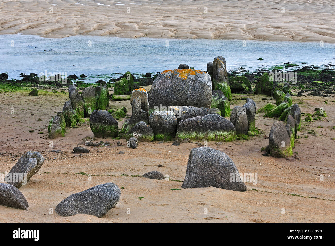 Neolithic tomb / gallery grave / passage grave of Guinirvit, Bay of ...
