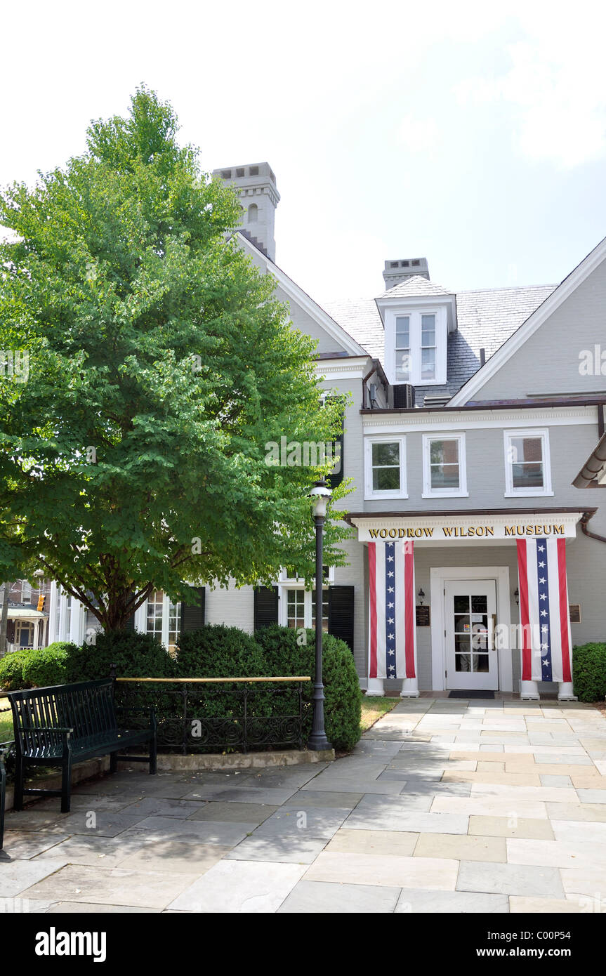 Woodrow wilson presidential library and museum hi-res stock photography ...