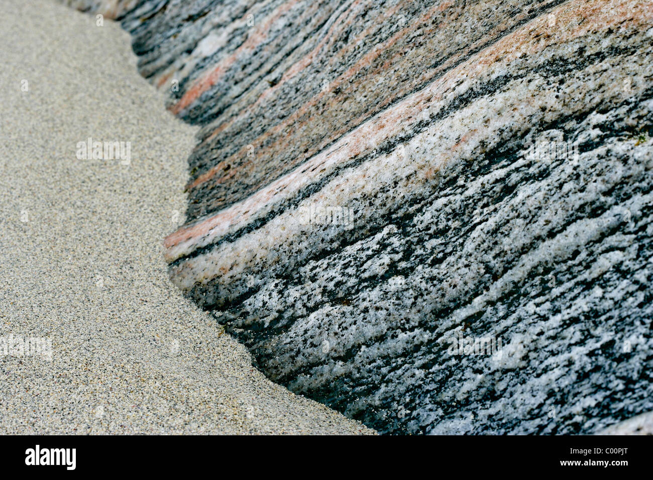 Close-up of sand and stone Stock Photo - Alamy