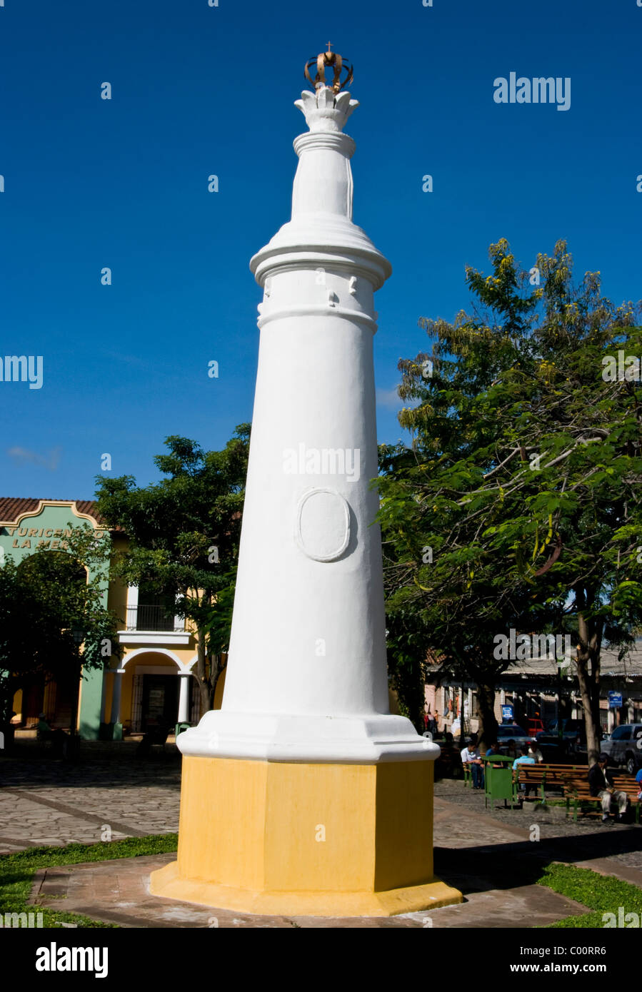 Honduras.Comayagua city. picota monument Stock Photo - Alamy