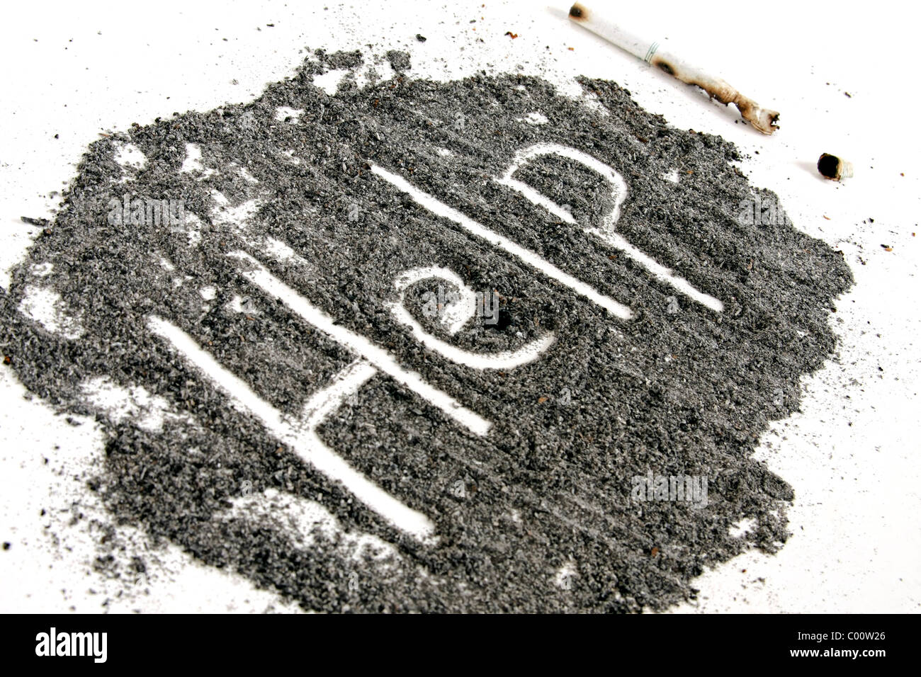 Word in ashes hi-res stock photography and images - Alamy