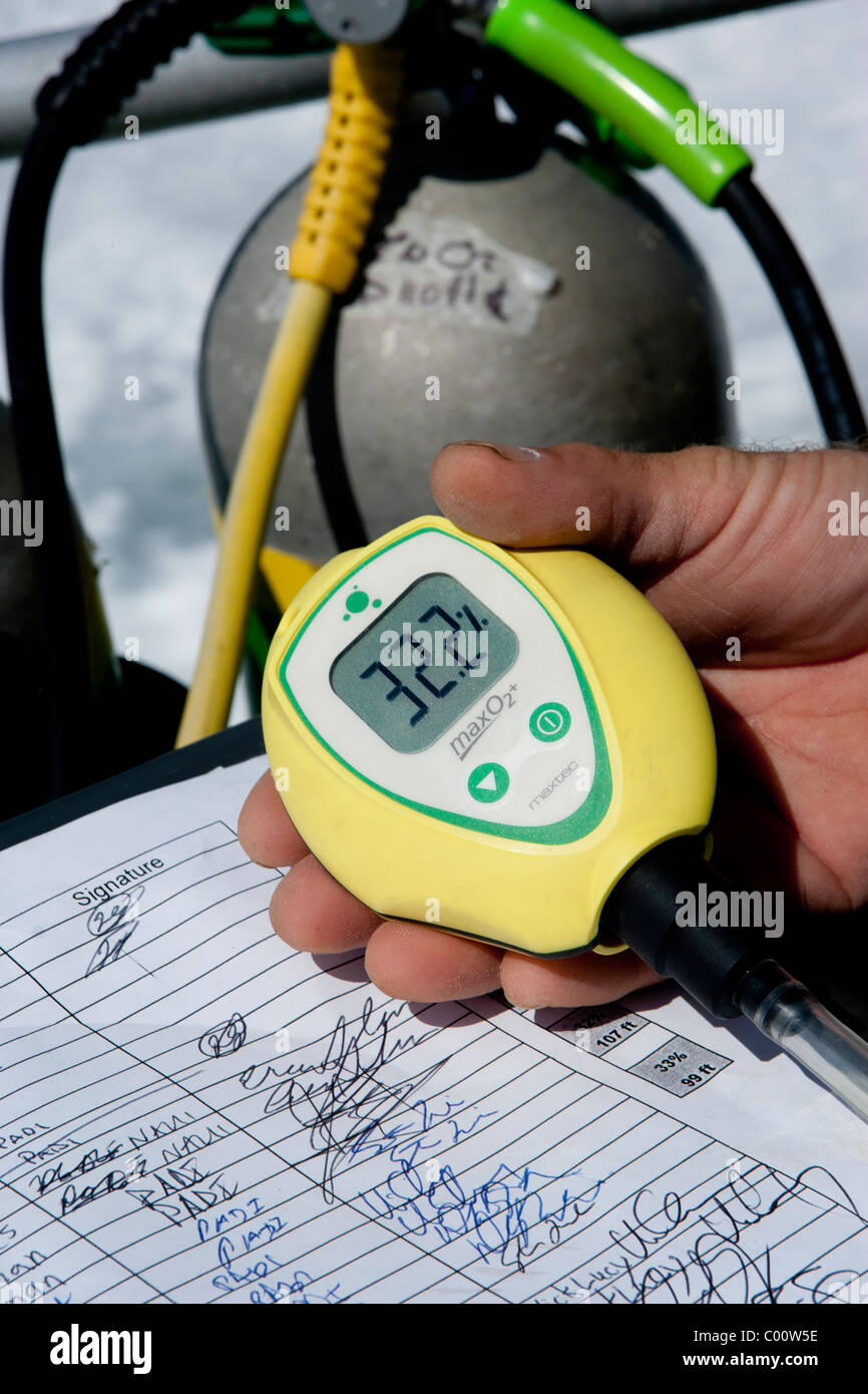 Nitrox analyzer hi-res stock photography and images - Alamy