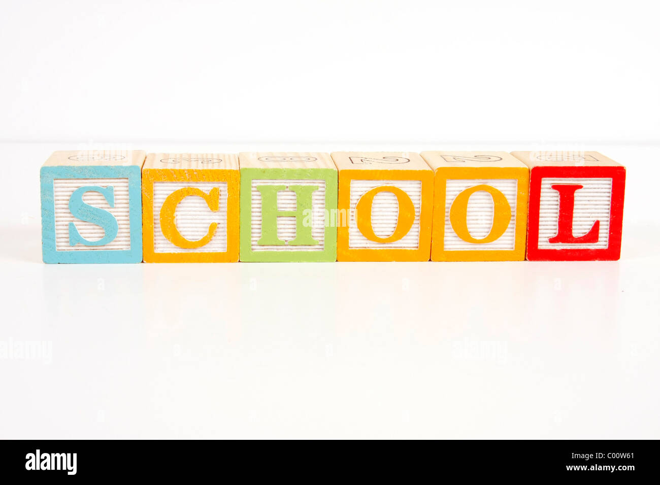 Blocks spell the word hi-res stock photography and images - Alamy