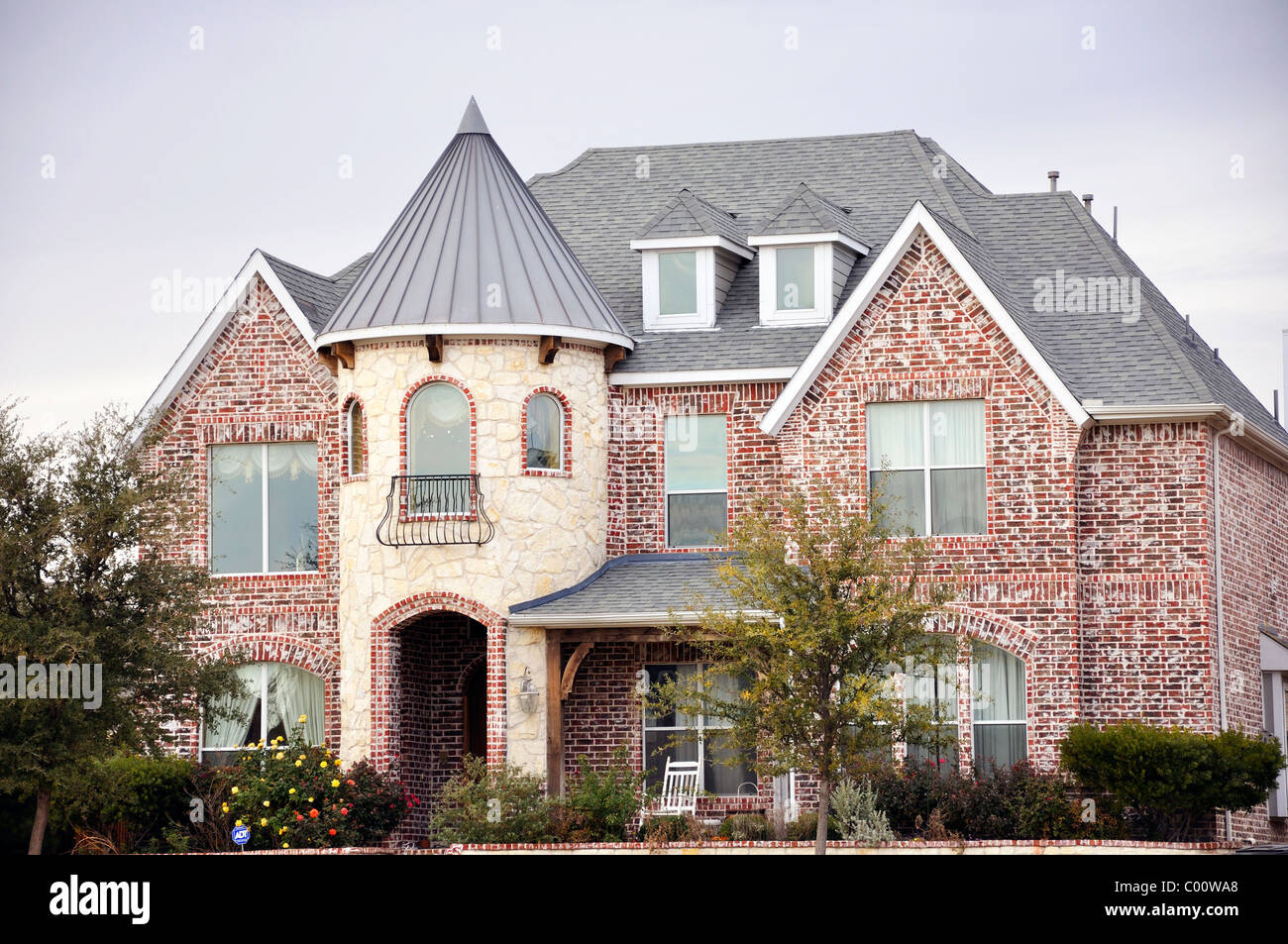 House with a face Stock Photo - Alamy