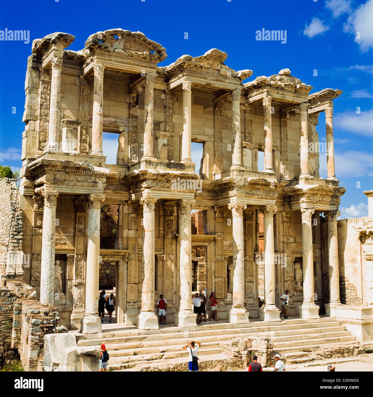 Great Library ruins Stock Photo - Alamy