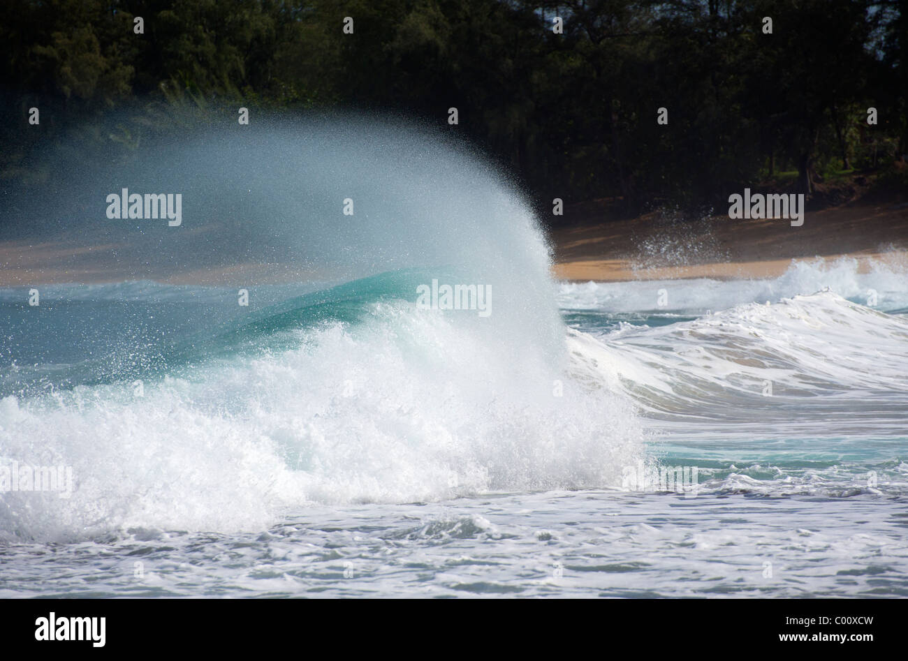 Waves hawaii hi-res stock photography and images - Alamy