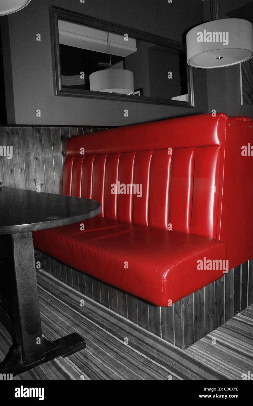 tables and chairs in restaurant Stock Photo - Alamy