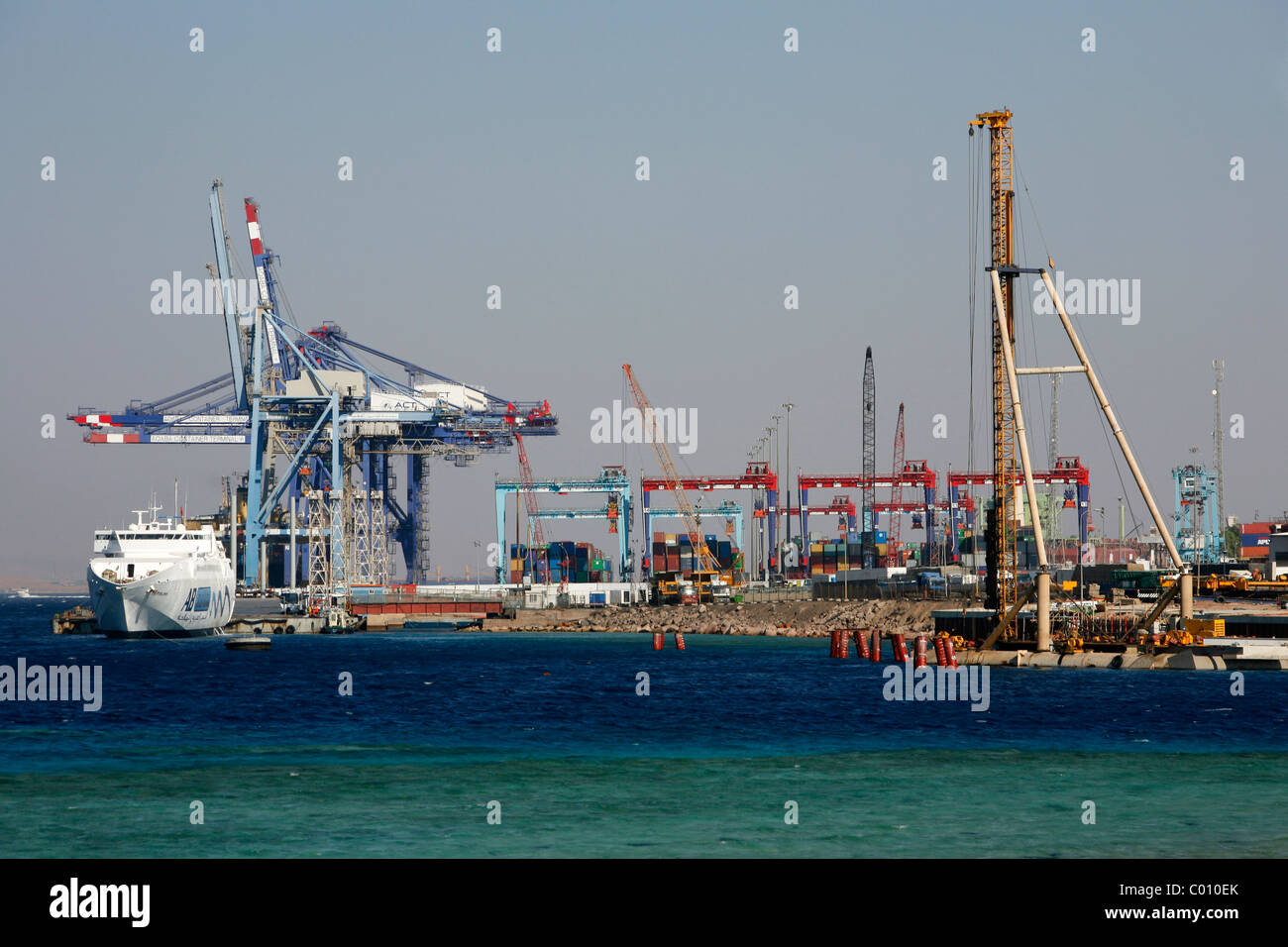 The port of Aqaba, Jordan Stock Photo - Alamy