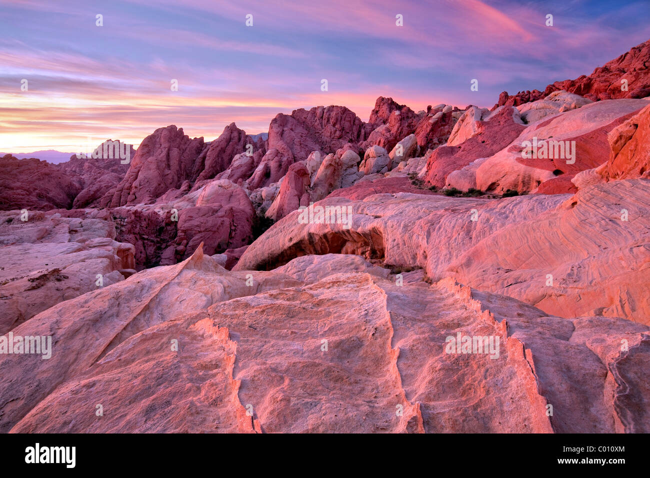 Sunrise over Valley of fire State Park, Nevada Stock Photo - Alamy