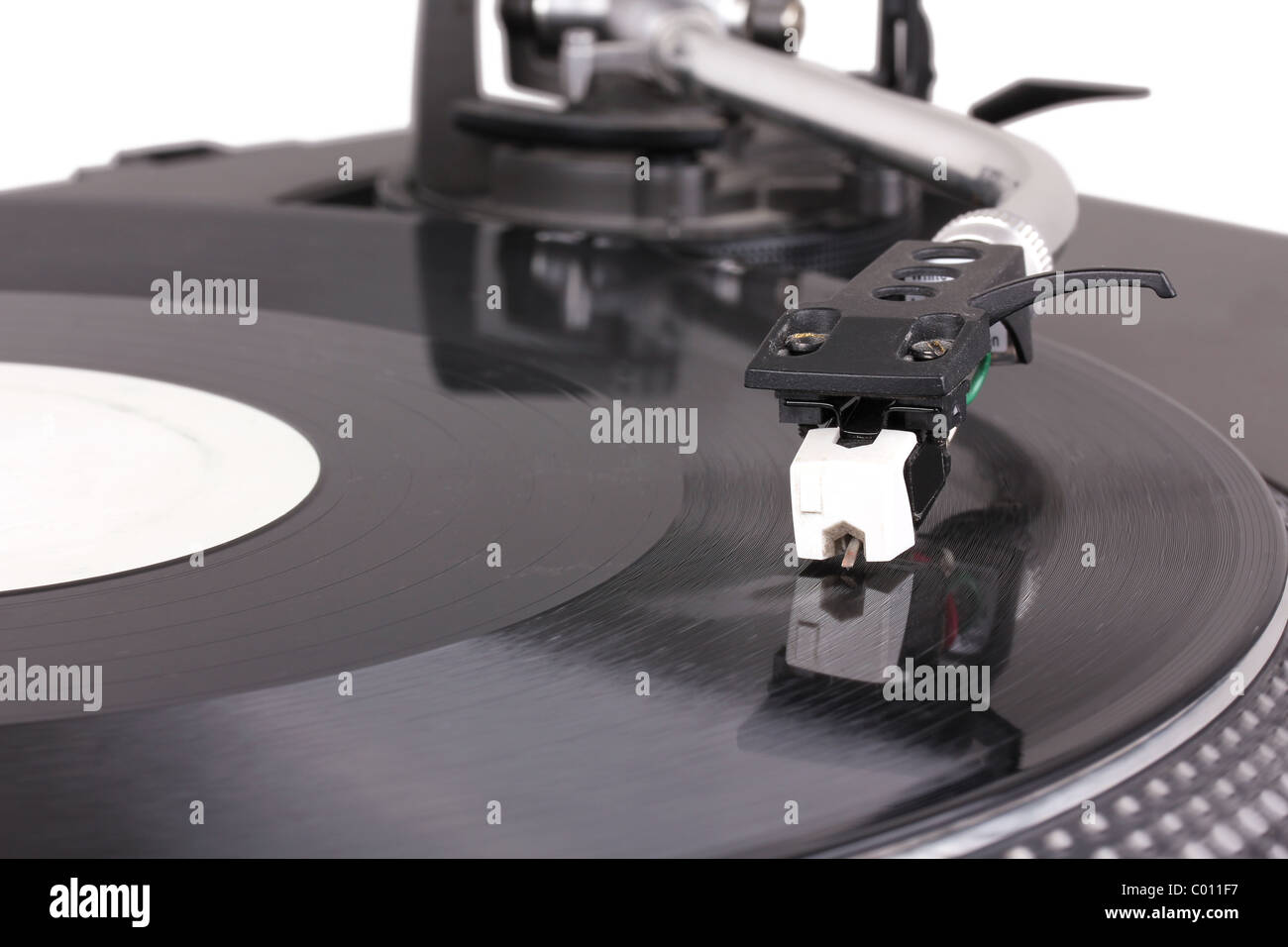 Dj spinning disk on equipment hi-res stock photography and images - Alamy