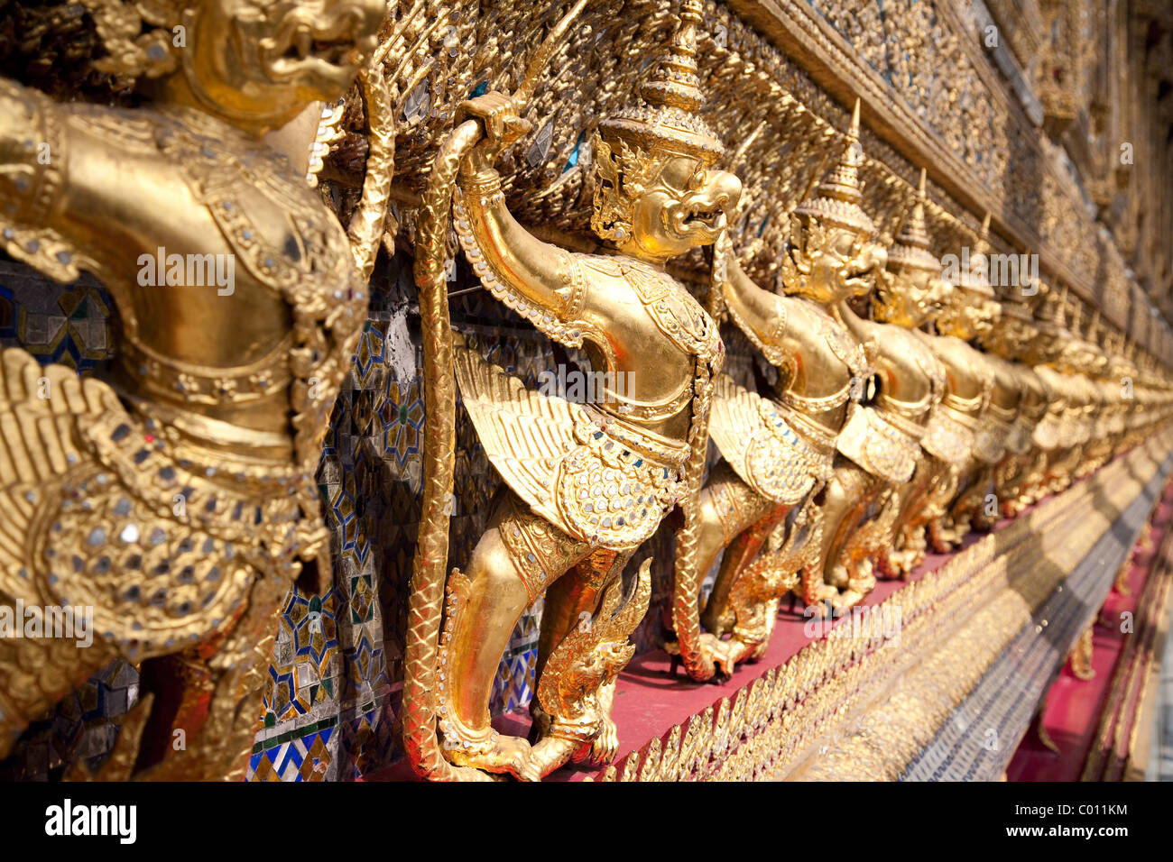 Garuda, King of the birds. Emerald Buddha Temple. Grand Palace, Bangkok ...