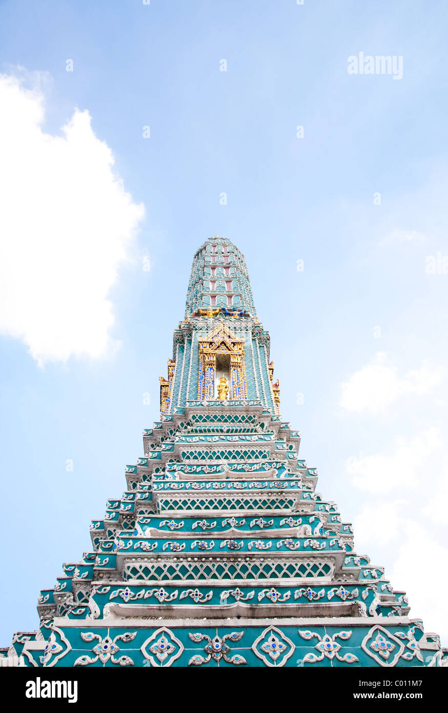 The Color Pagoda, Grand Palace, Bangkok Stock Photo - Alamy