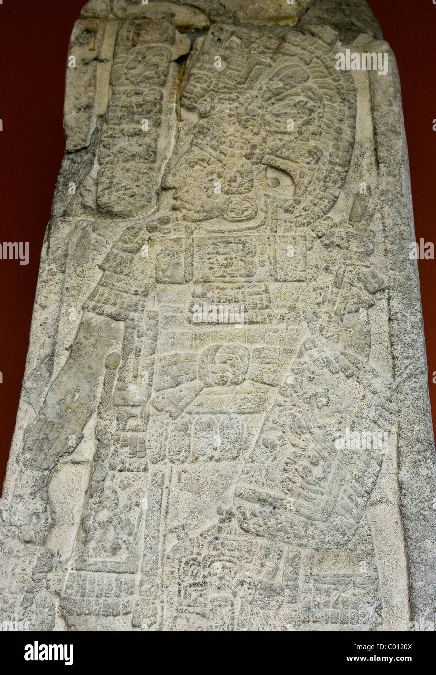 Guatemala. Estela. Maya culture Stock Photo - Alamy