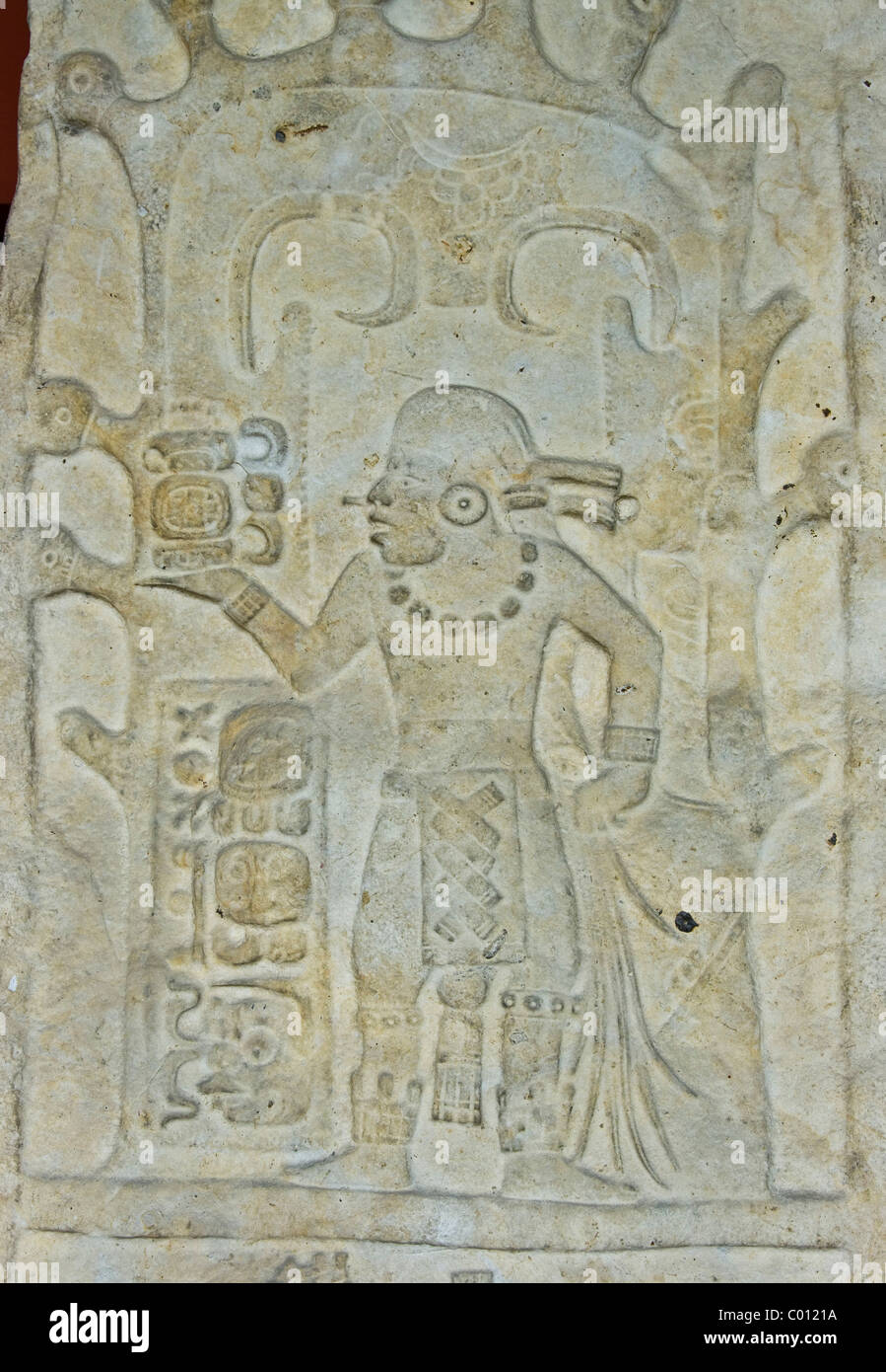 Guatemala. Estela. Maya culture Stock Photo - Alamy