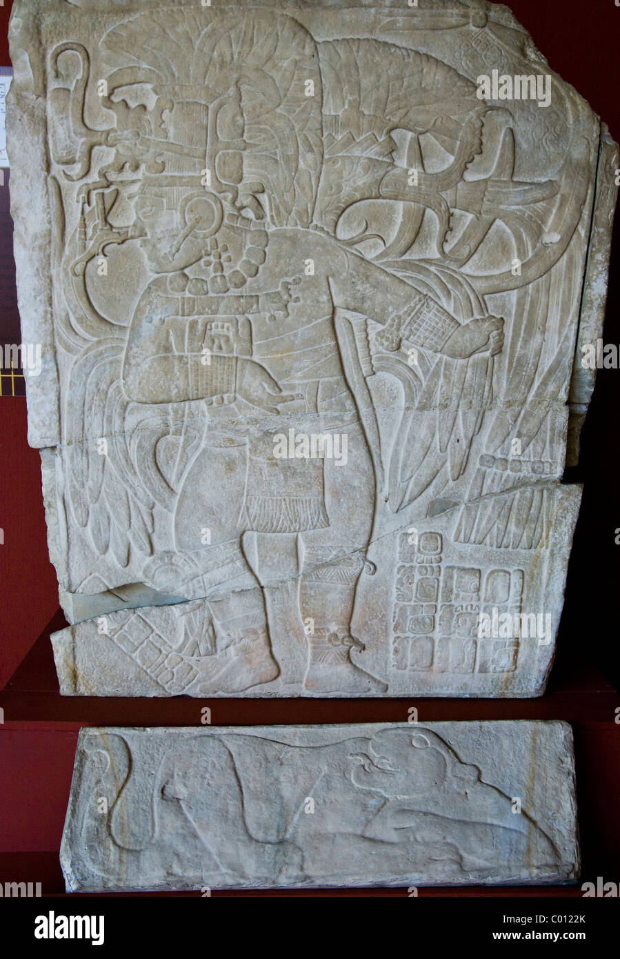 Guatemala. Estela. Maya culture Stock Photo - Alamy