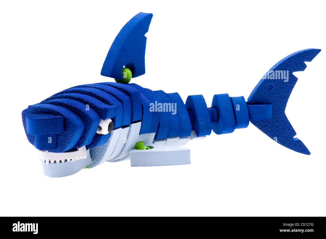 Shark blue on white Cut Out Stock Images & Pictures - Alamy